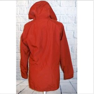Woolrich | Jackets & Coats | Woolrich Womens M Cotton Blend Rust Hooded ...